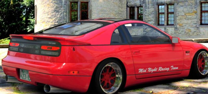 Мод Nissan Fairlady Z32 Mid Night для Assetto Corsa